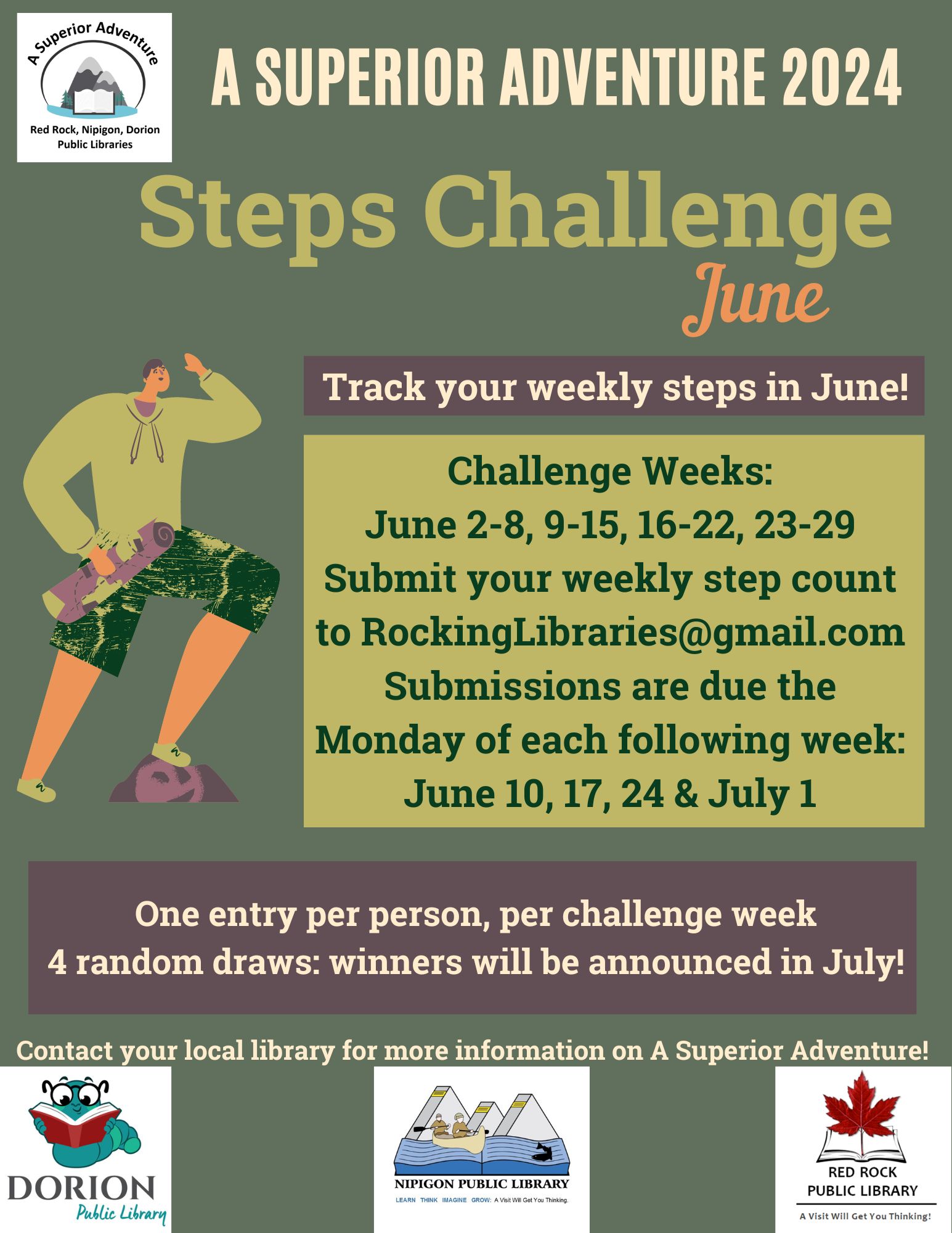 June Steps Challenge – A Superior Adventure